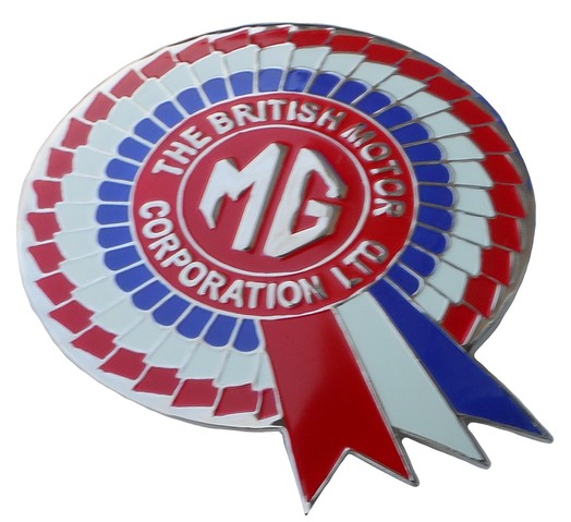 BMC ROSETTE MG GRILLE BADGE