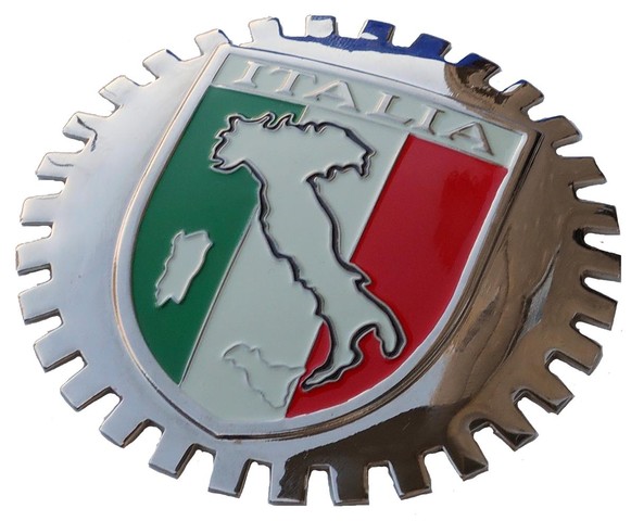 GRILLE BADGE - ITALIA OUTLINE