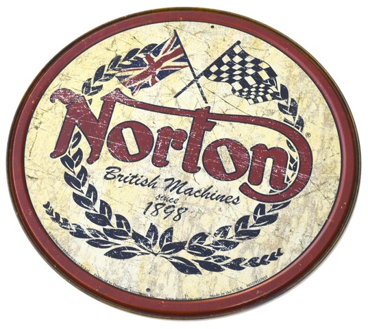 SIGN - NORTON ROUND