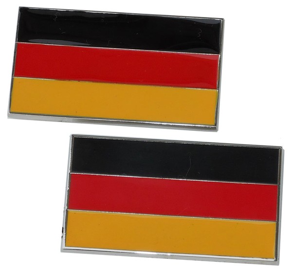 GERMAN GERMANY METAL FLAGS(2)