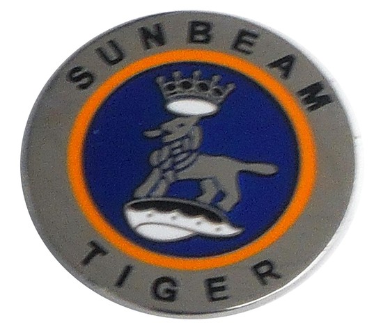SUNBEAM TIGER LOGO LAPEL PIN (ROUND)