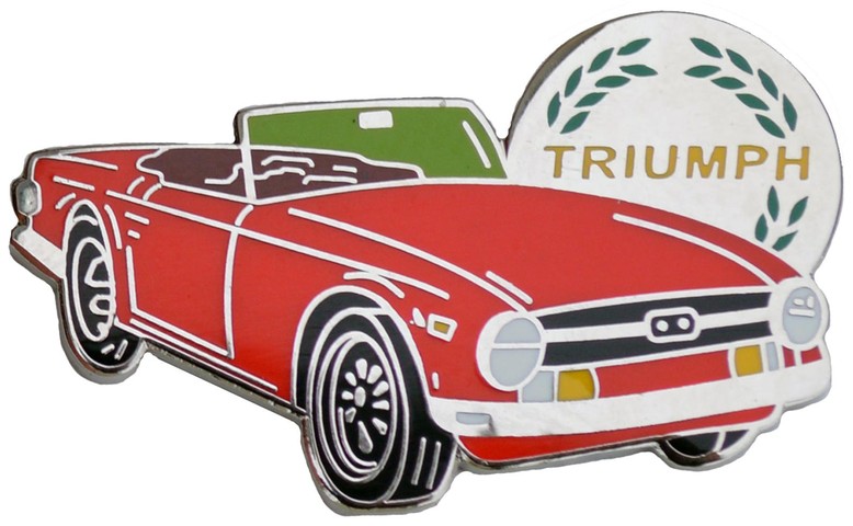 TRIUMPH TR6 LAPEL PIN