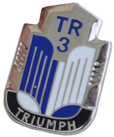 TRIUMPH TR3 LOGO LAPEL PIN