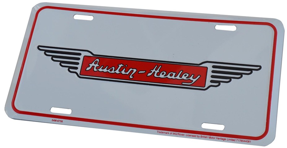 AUSTIN-HEALEY LICENSE PLATE